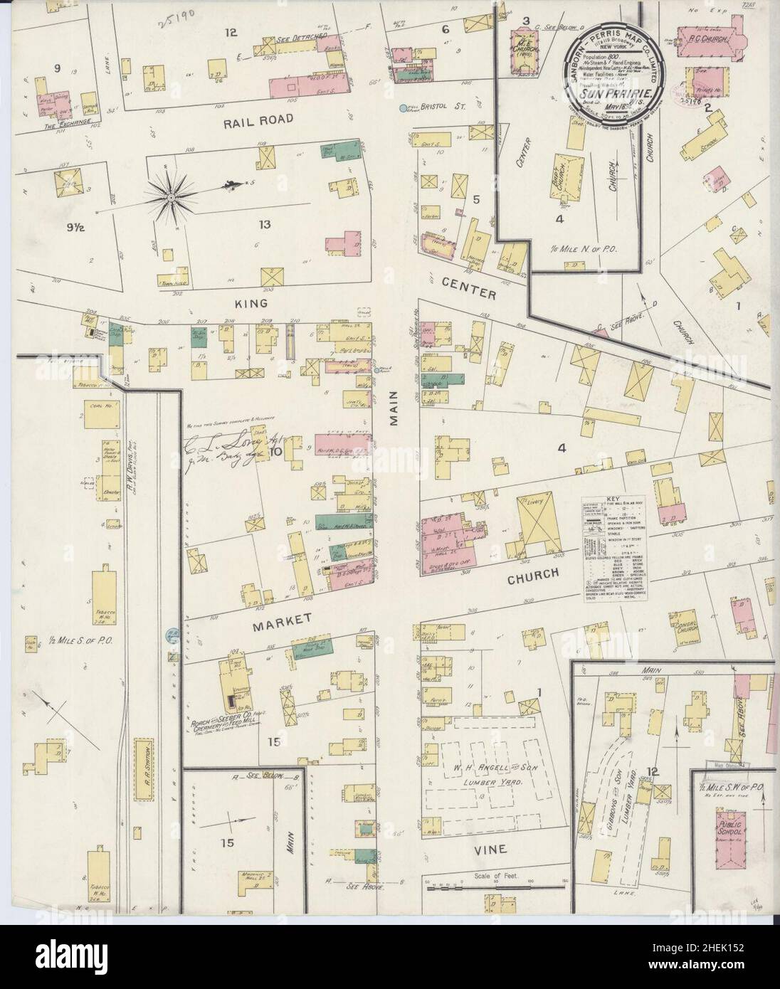 Map of sun prairie wisconsin hi-res stock photography and images - Alamy