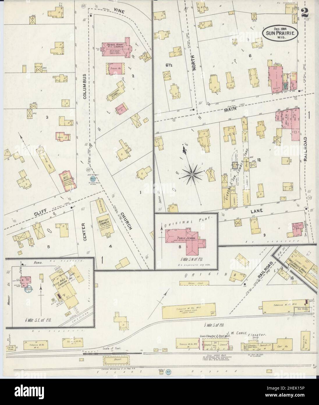 Map of sun prairie hi-res stock photography and images - Alamy