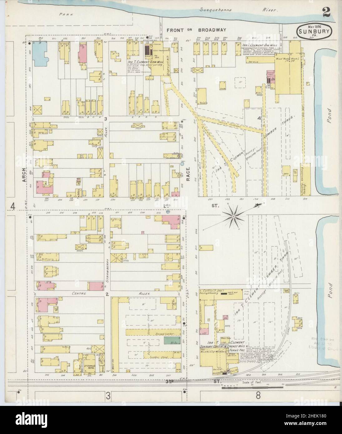 Sanborn Fire Insurance Map from Sunbury, Northumberland County ...