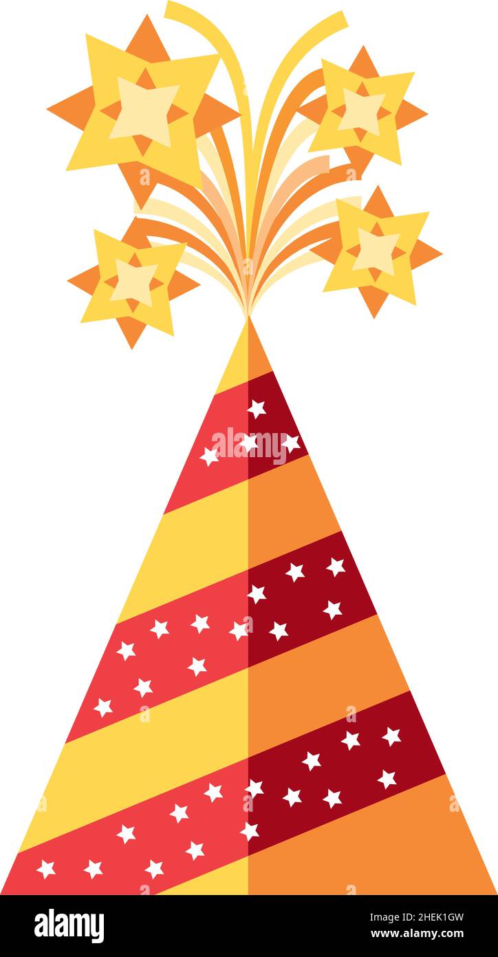 fireworks cone cartoon Stock Vector Image & Art - Alamy
