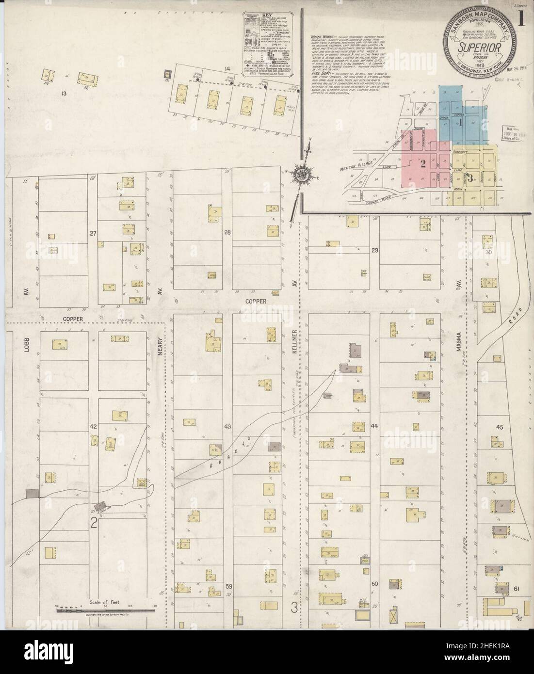 Superior arizona map hi-res stock photography and images - Alamy