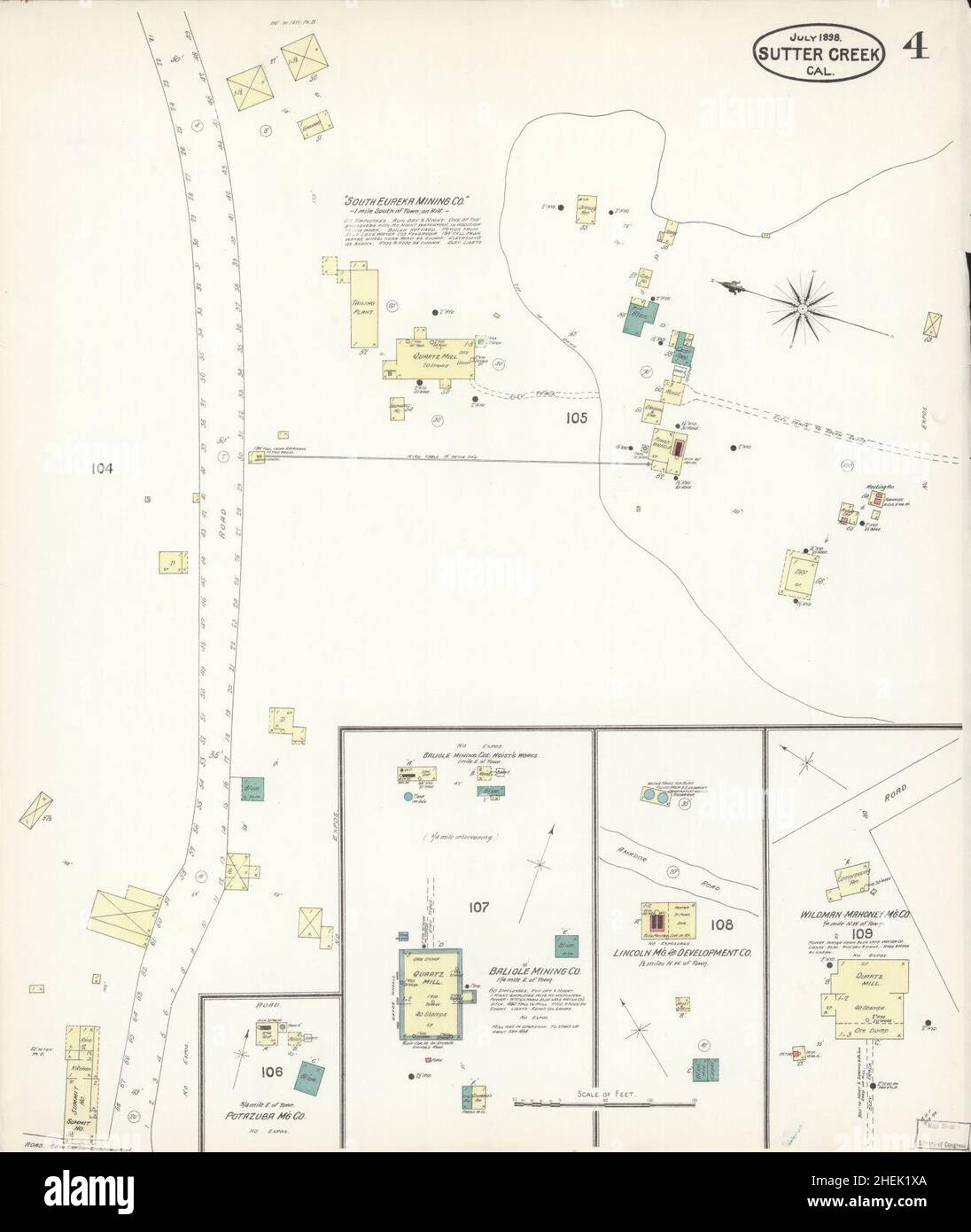 Sanborn Fire Insurance Map from Sutter Creek, Amador County, California ...