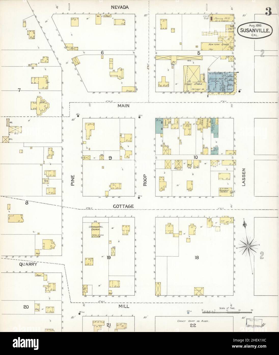 Susanville california map hi-res stock photography and images - Alamy