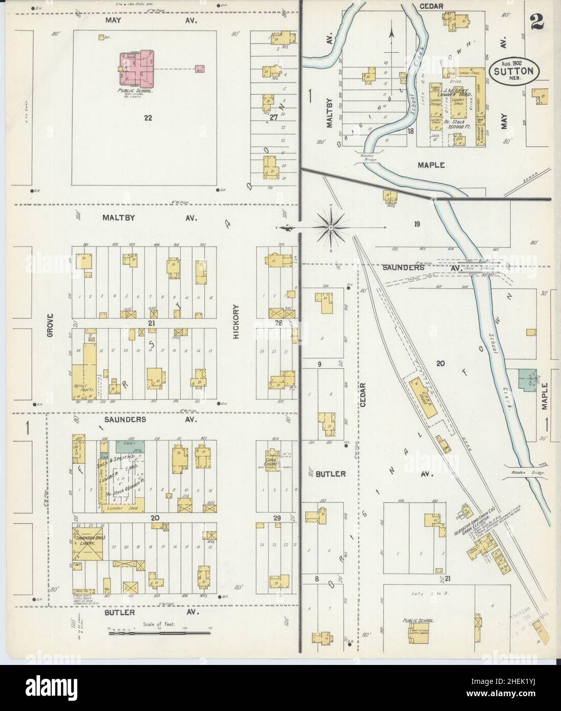 Map of sutton nebraska hi-res stock photography and images - Alamy