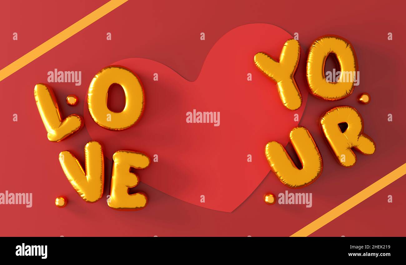 happy valentine's day background. decorative festive object, heart ...