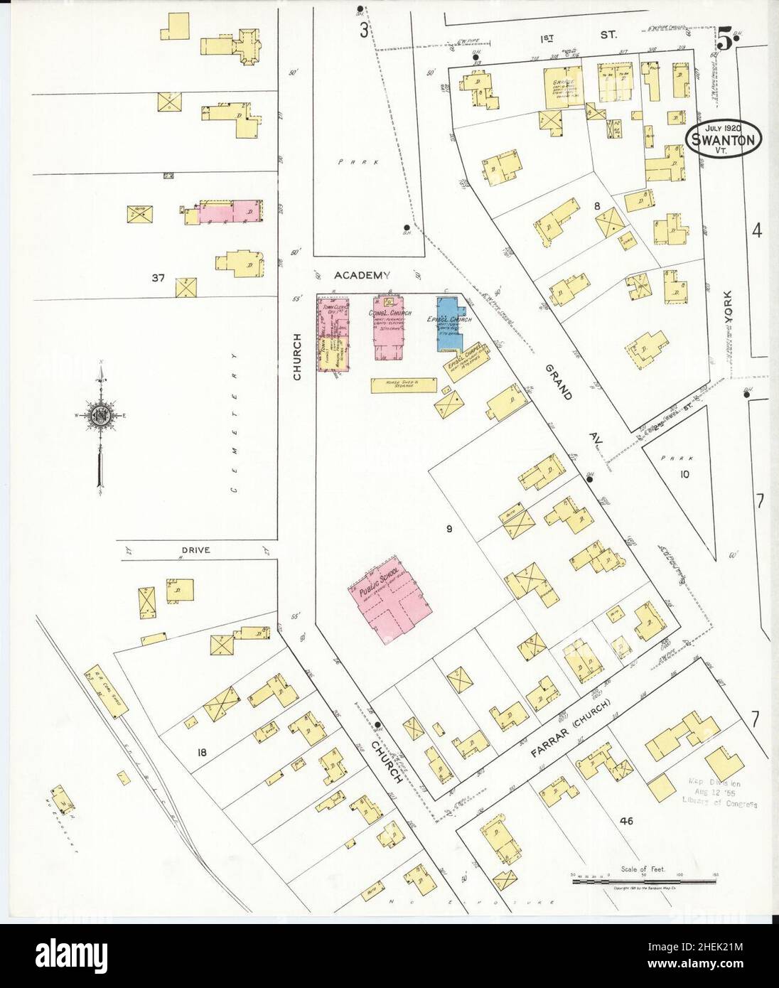 Map of swanton hi-res stock photography and images - Alamy