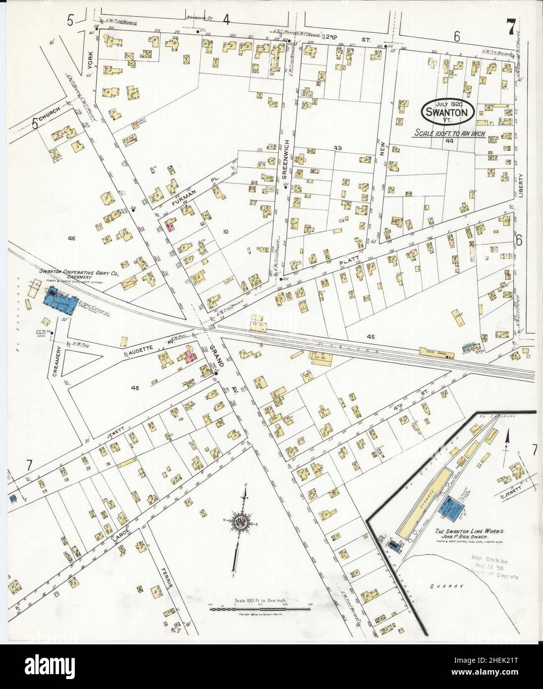 Map of swanton hi-res stock photography and images - Alamy