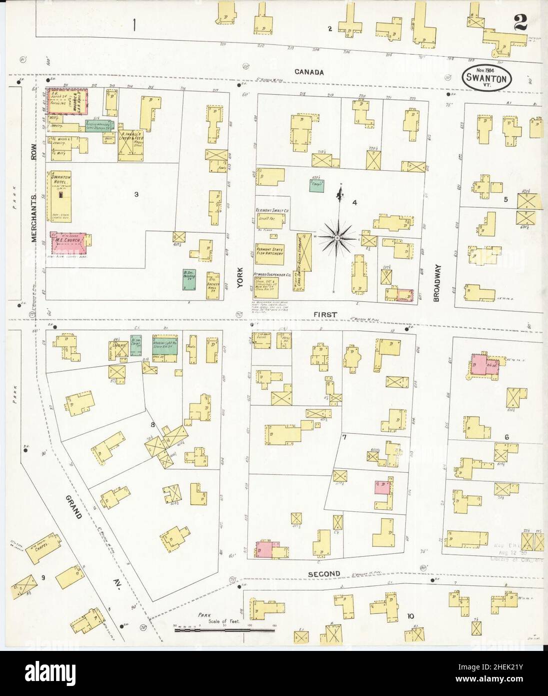 Map of swanton hi-res stock photography and images - Alamy