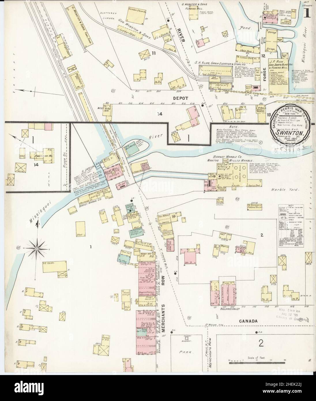 Map of swanton hi-res stock photography and images - Alamy