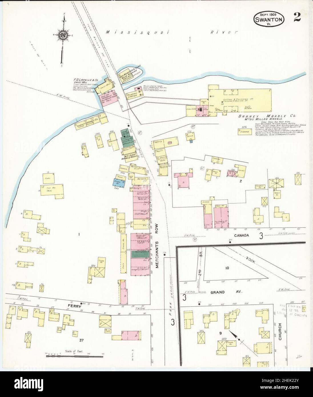 Map of swanton hi-res stock photography and images - Alamy