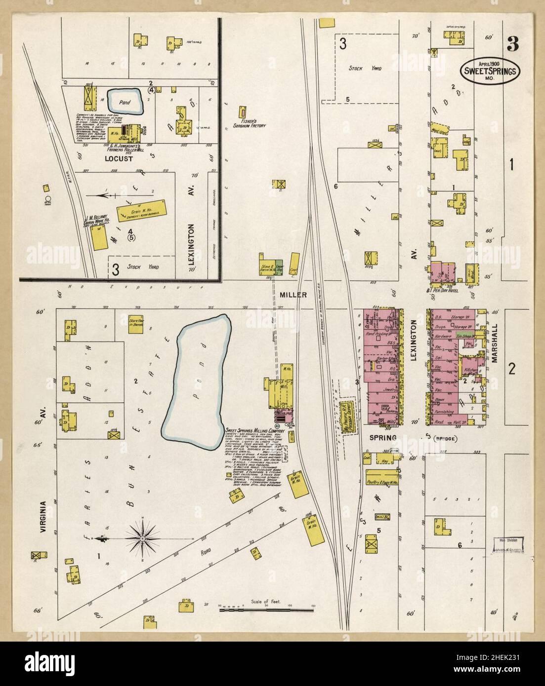 Map of sweet springs missouri hi-res stock photography and images - Alamy