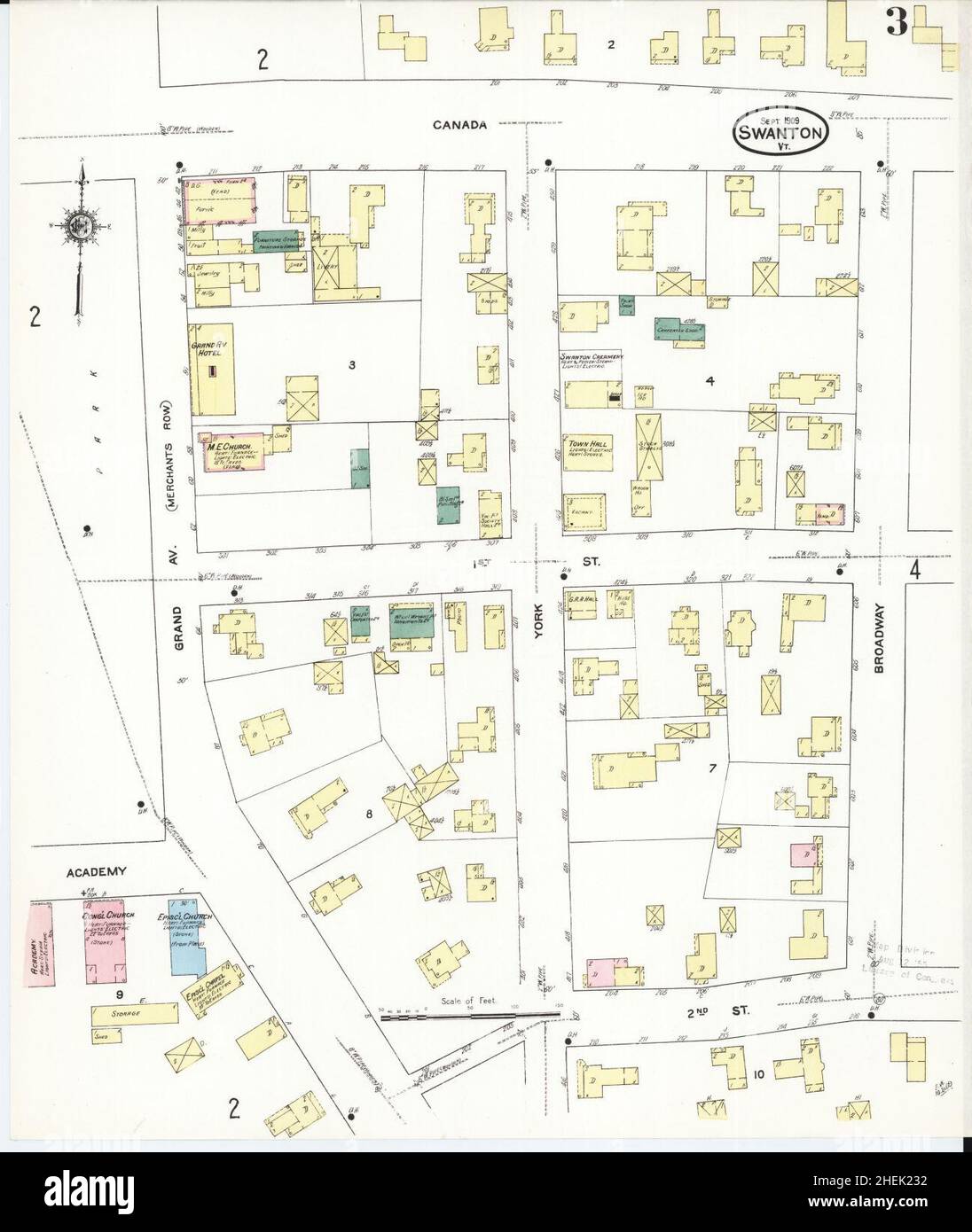Map of swanton hi-res stock photography and images - Alamy