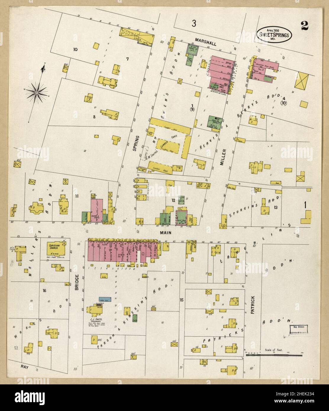 Map of sweet springs hi-res stock photography and images - Alamy