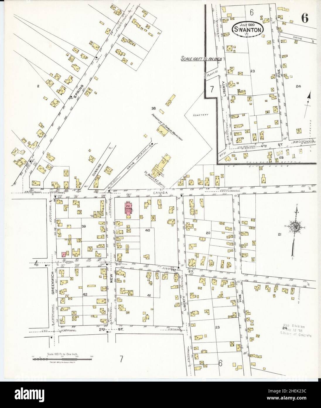 Map of swanton hi-res stock photography and images - Alamy
