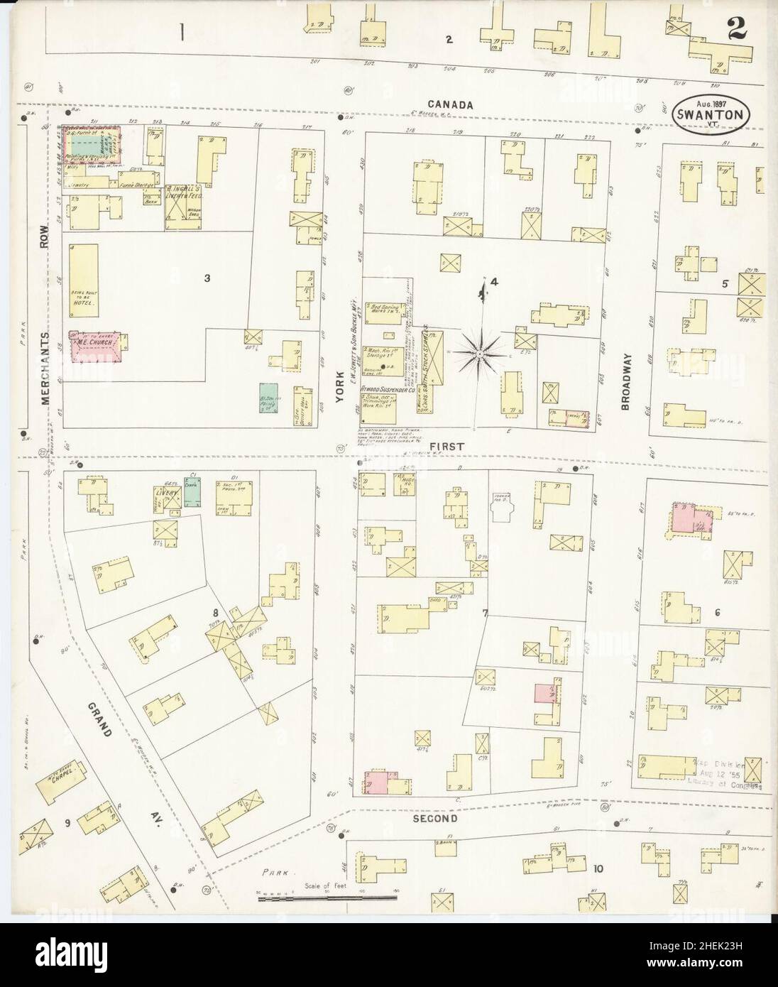 Map of swanton hi-res stock photography and images - Alamy