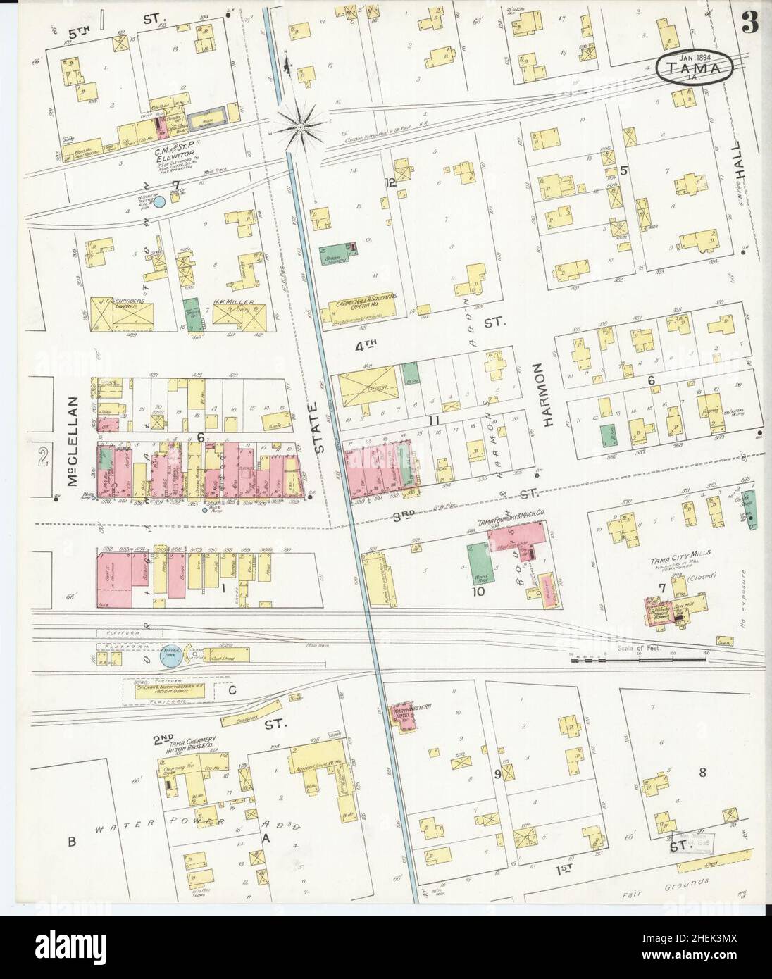 Tama county map hi-res stock photography and images - Alamy