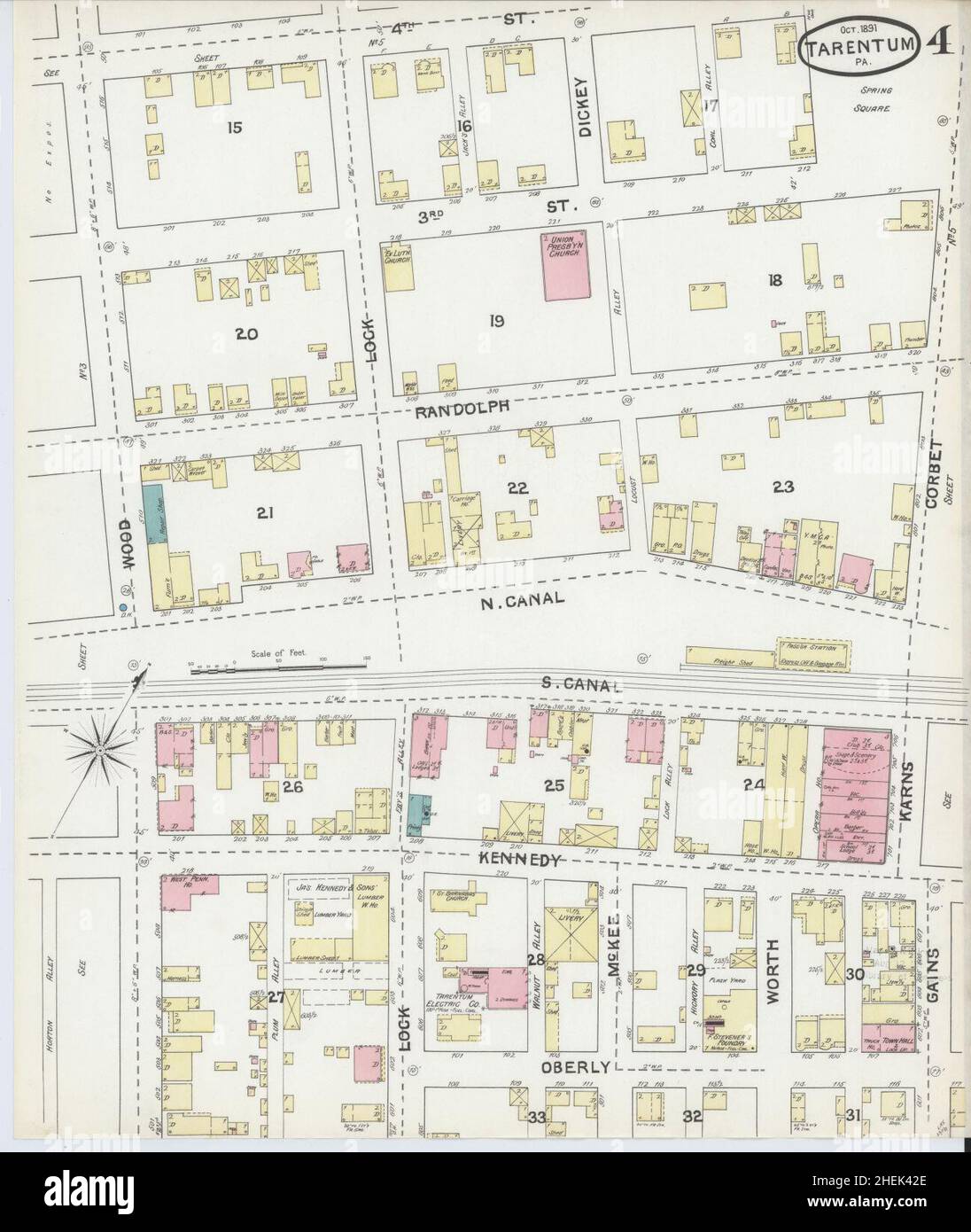 Sanborn Fire Insurance Map from Tarentum, Allegheny County ...