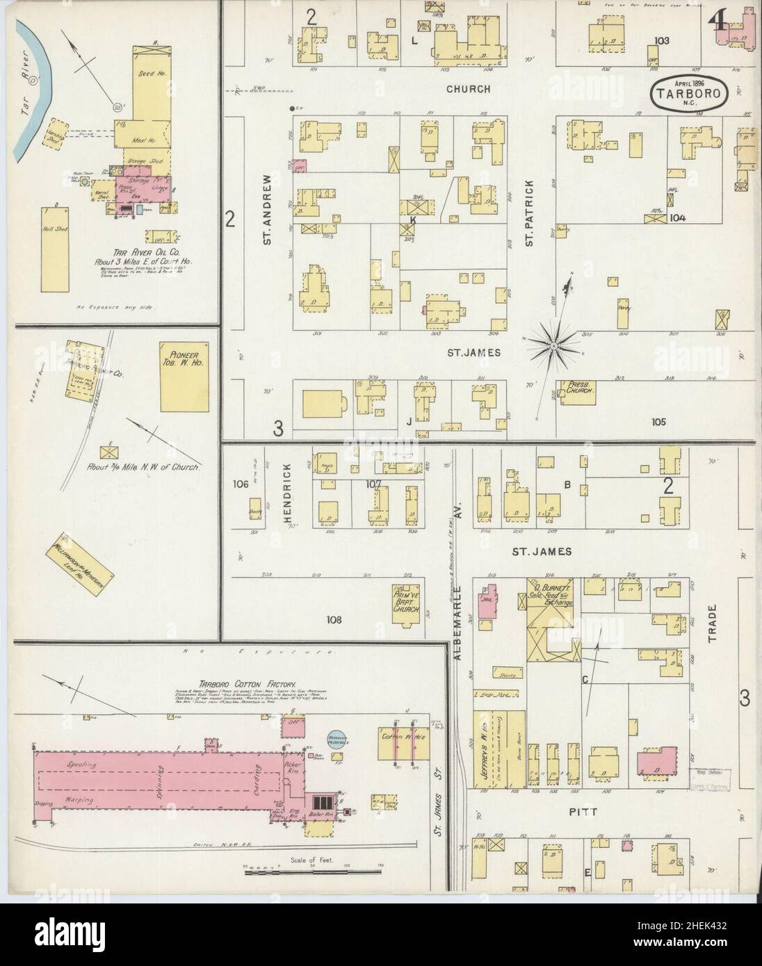 Edgecombe county map hi-res stock photography and images - Alamy