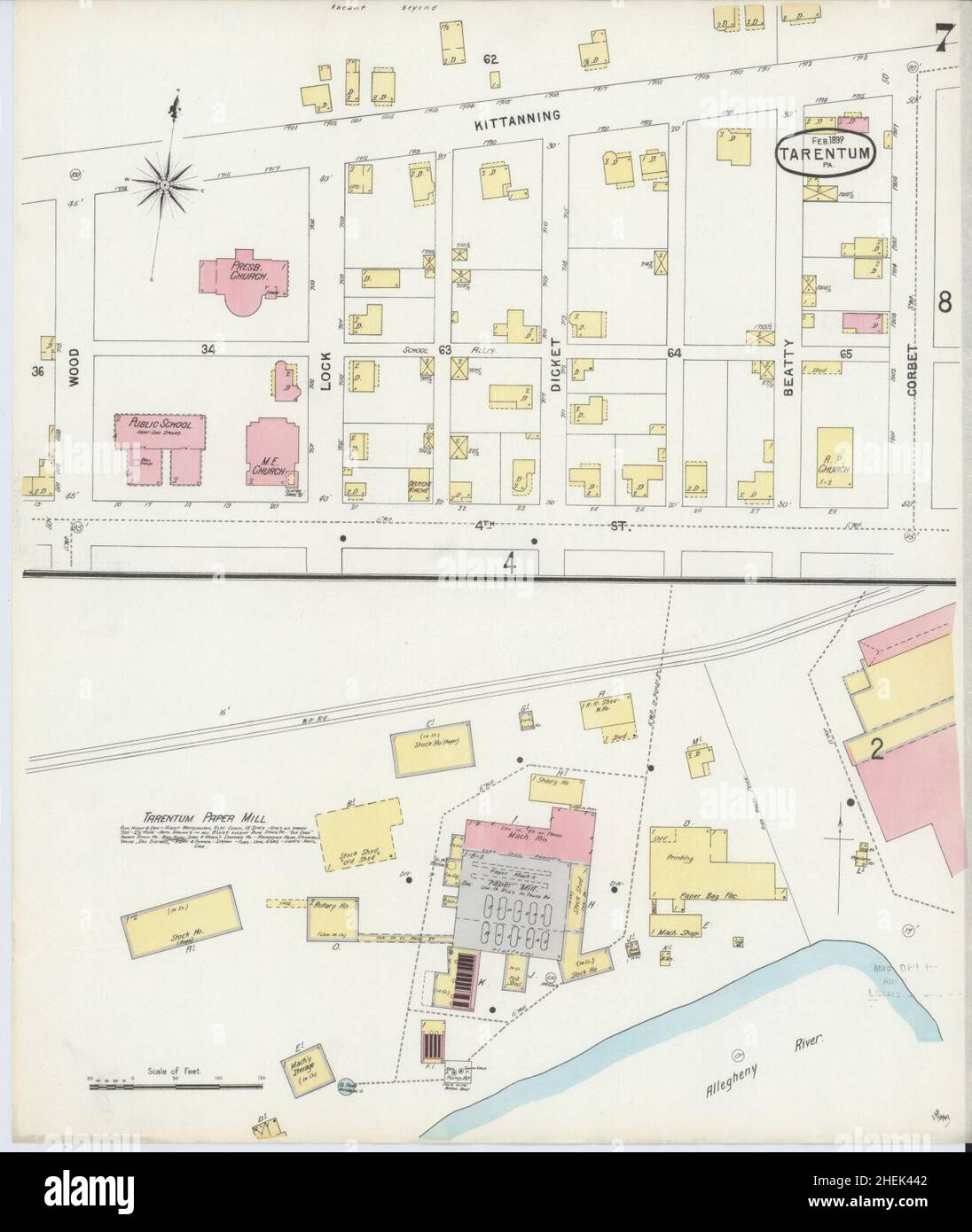 Sanborn Fire Insurance Map from Tarentum, Allegheny County ...