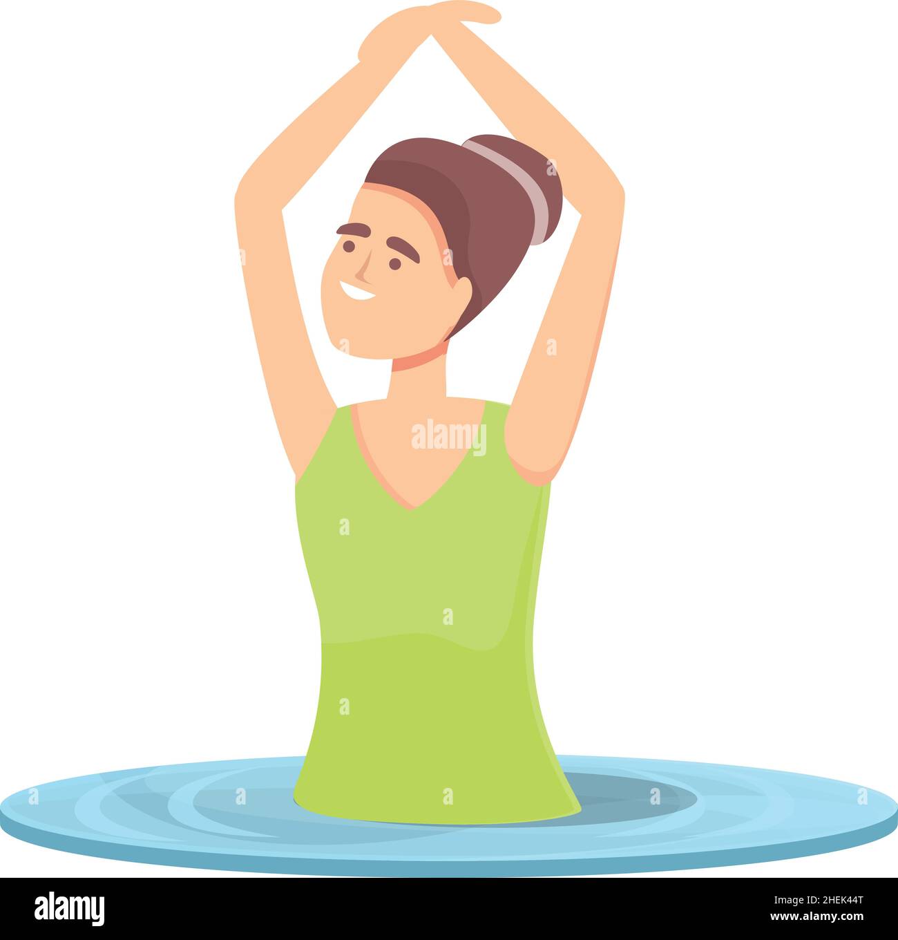 Child dance water Stock Vector Images - Alamy