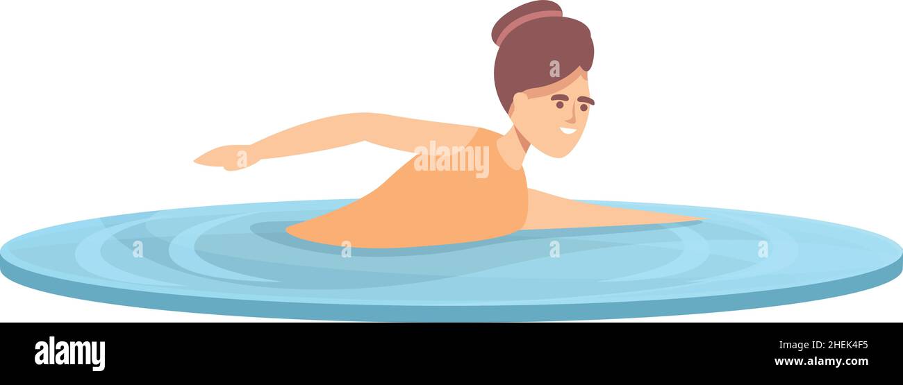 Female Swimmer Icon