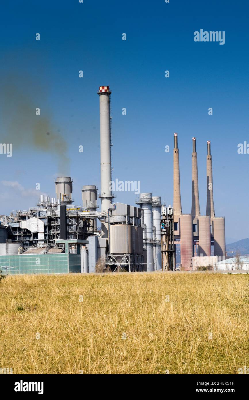 Factory industry pollution barcelona hi-res stock photography and ...