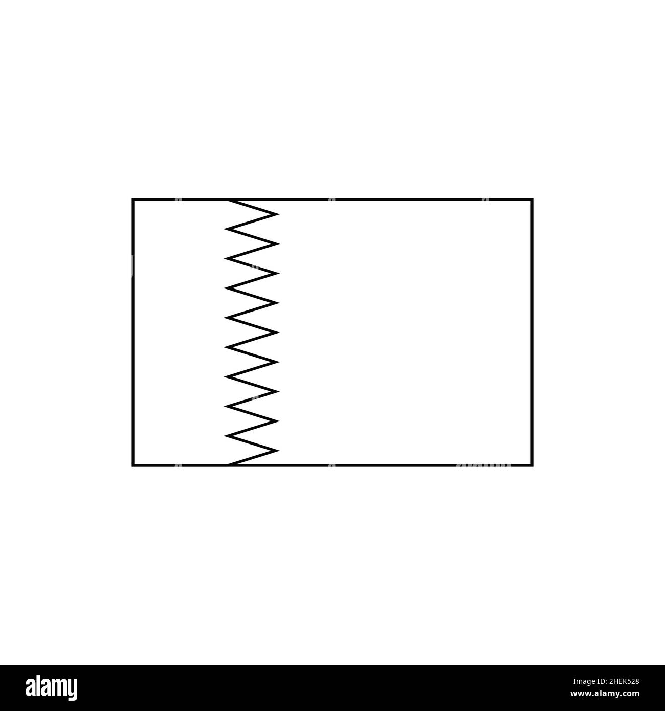 Flag of qatar Black and White Stock Photos & Images - Alamy