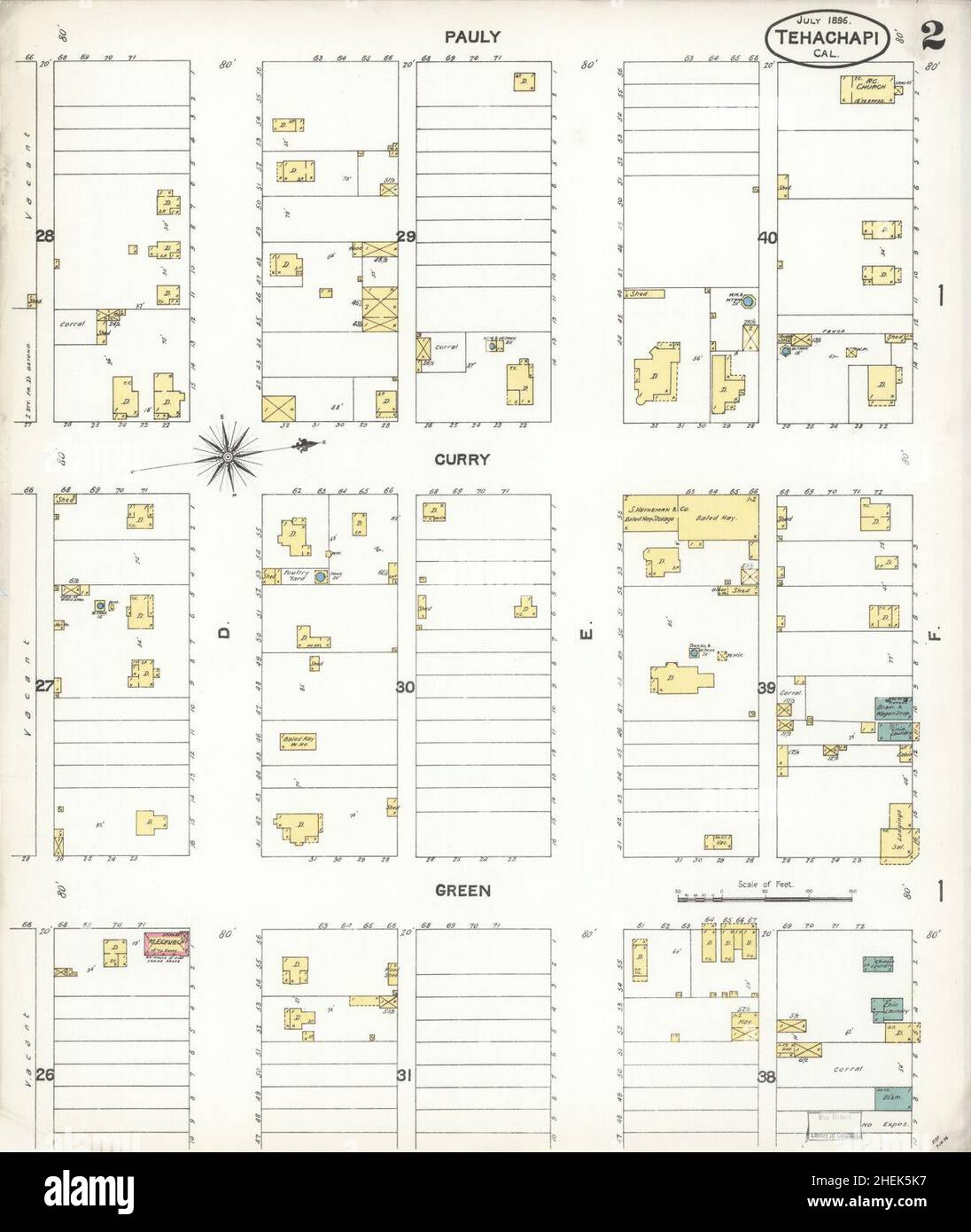 Kern county map hi-res stock photography and images - Alamy