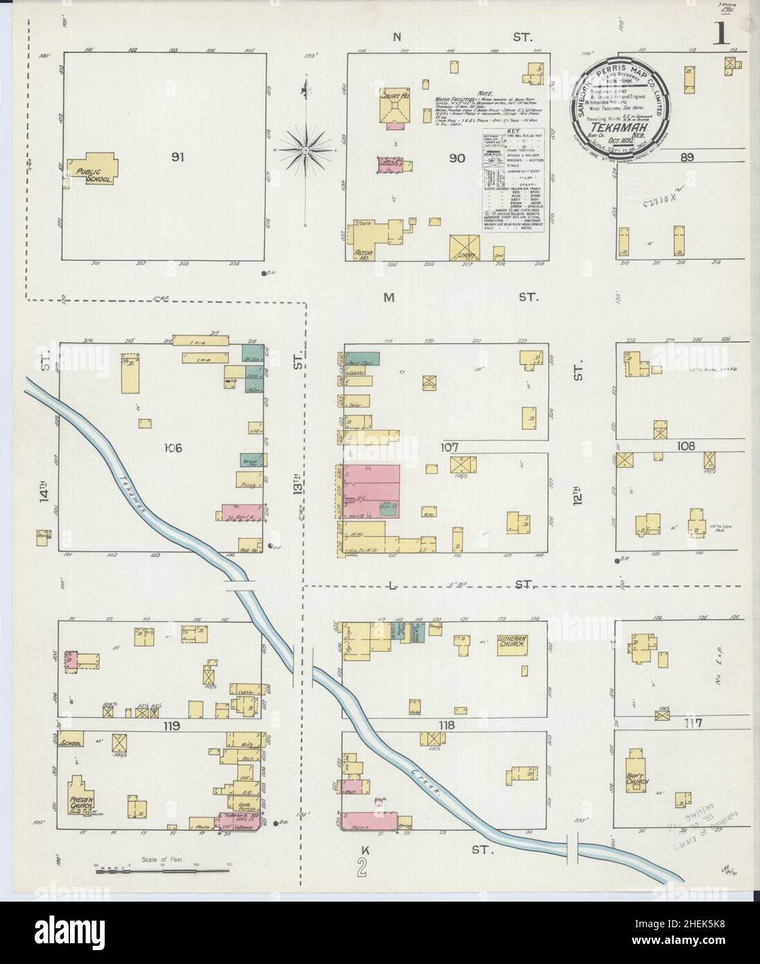 Burt county map hi-res stock photography and images - Alamy