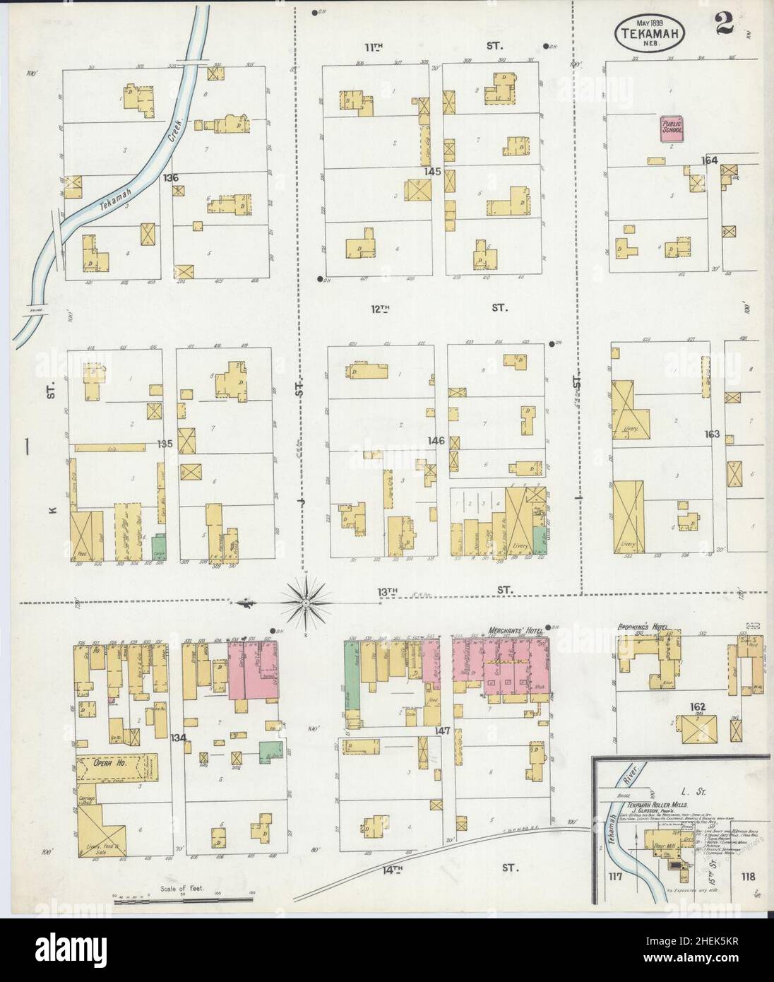 Burt county map hi-res stock photography and images - Alamy