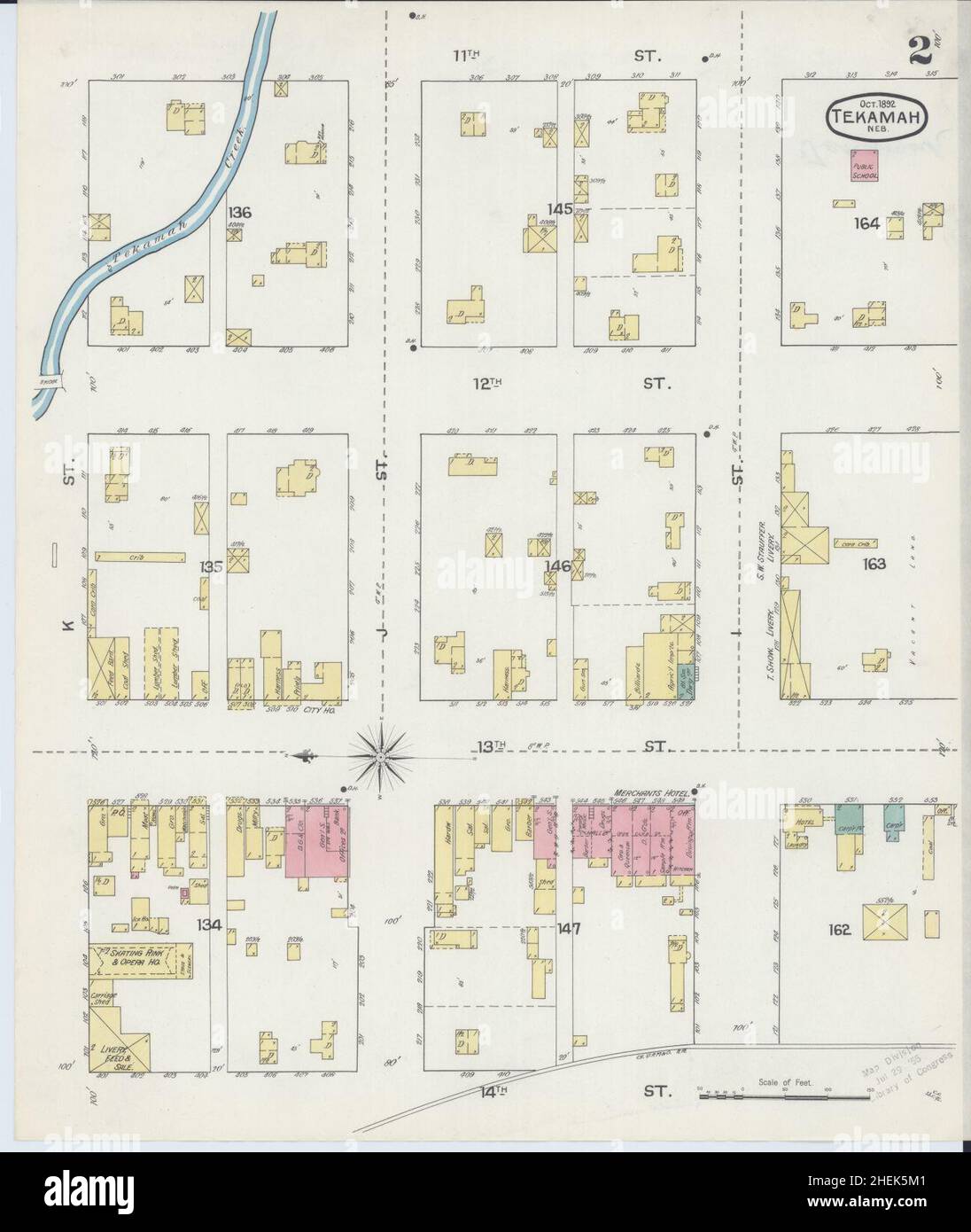 Burt county map hi-res stock photography and images - Alamy