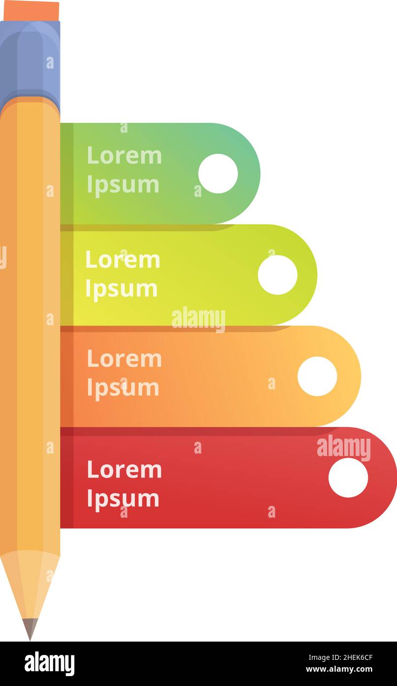 Student pencil icon cartoon vector. School note. Success idea Stock ...