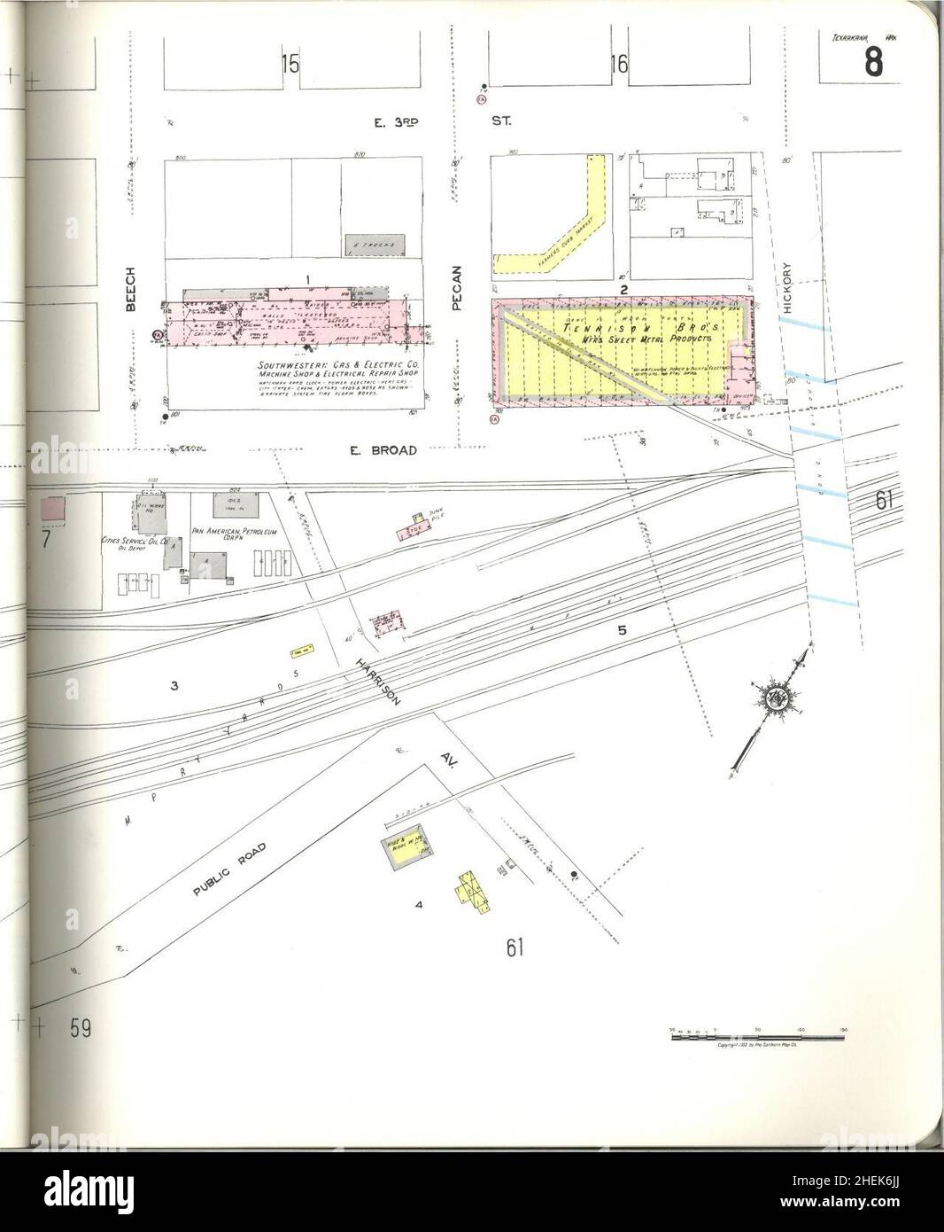Miller county map hi-res stock photography and images - Alamy