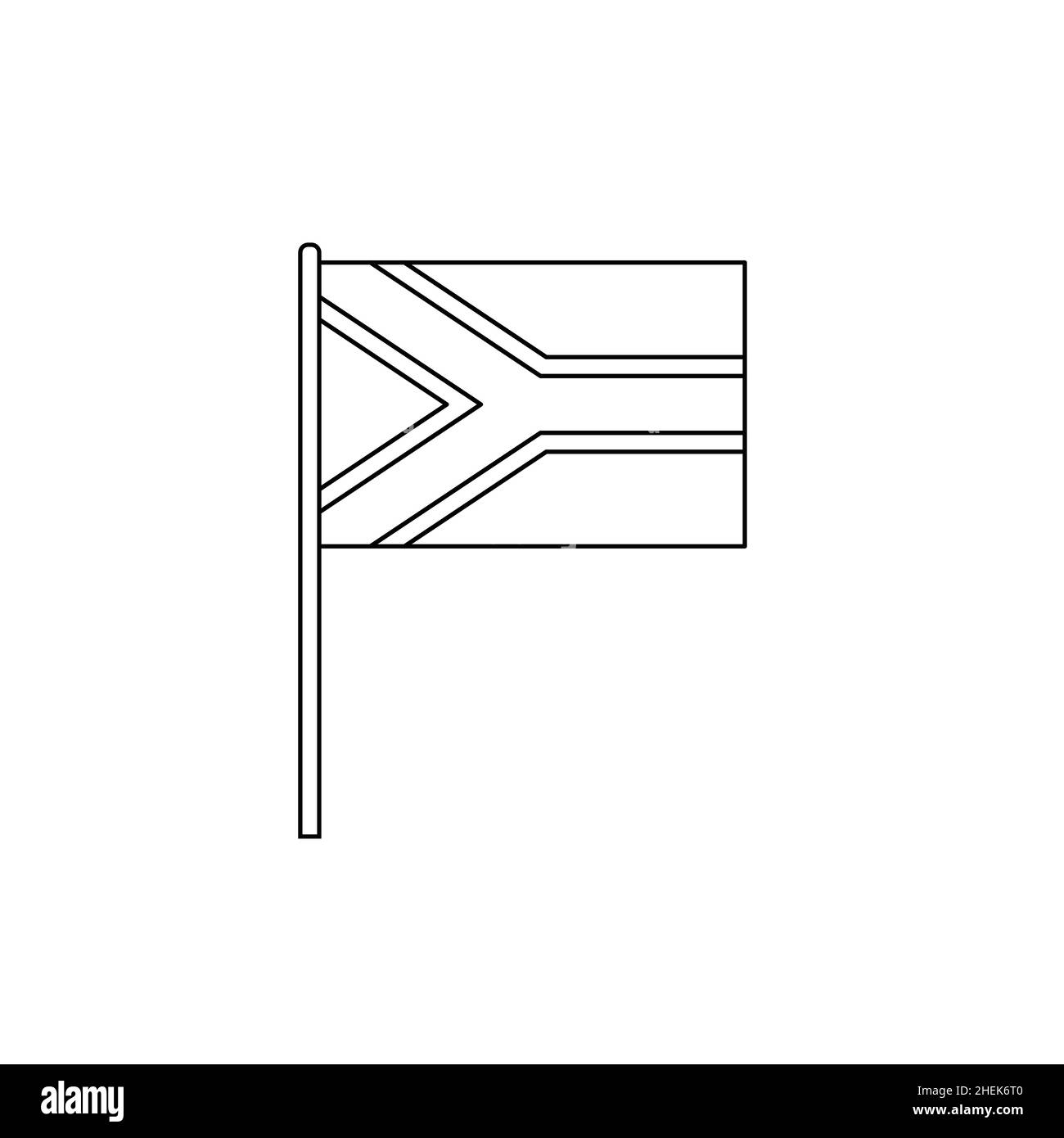 Flag santiago capital city Black and White Stock Photos & Images - Alamy