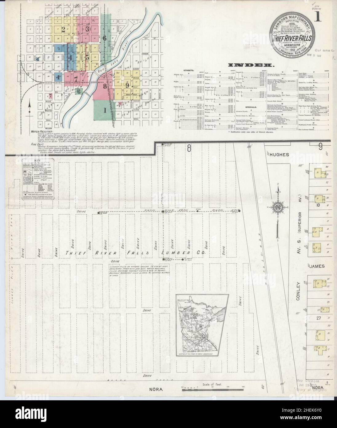 Map of river falls minnesota hi-res stock photography and images - Alamy