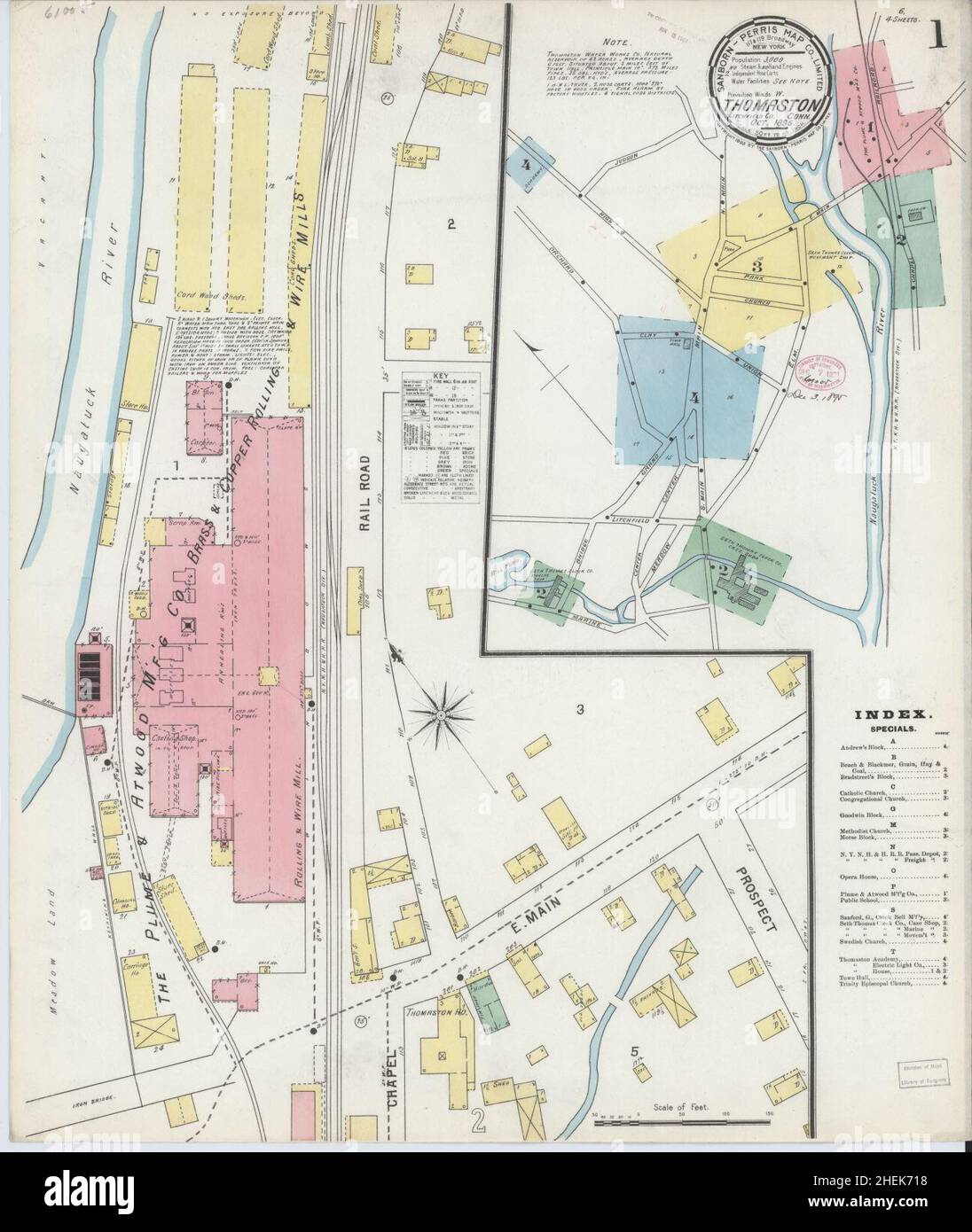 Map of thomaston hi-res stock photography and images - Alamy
