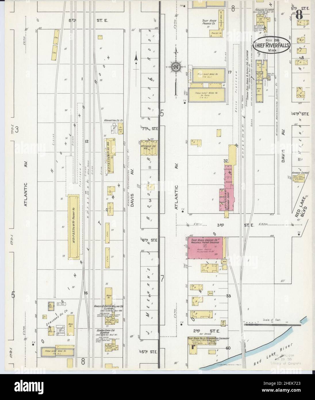 Sanborn Fire Insurance Map from Thief River Falls, Pennington County ...