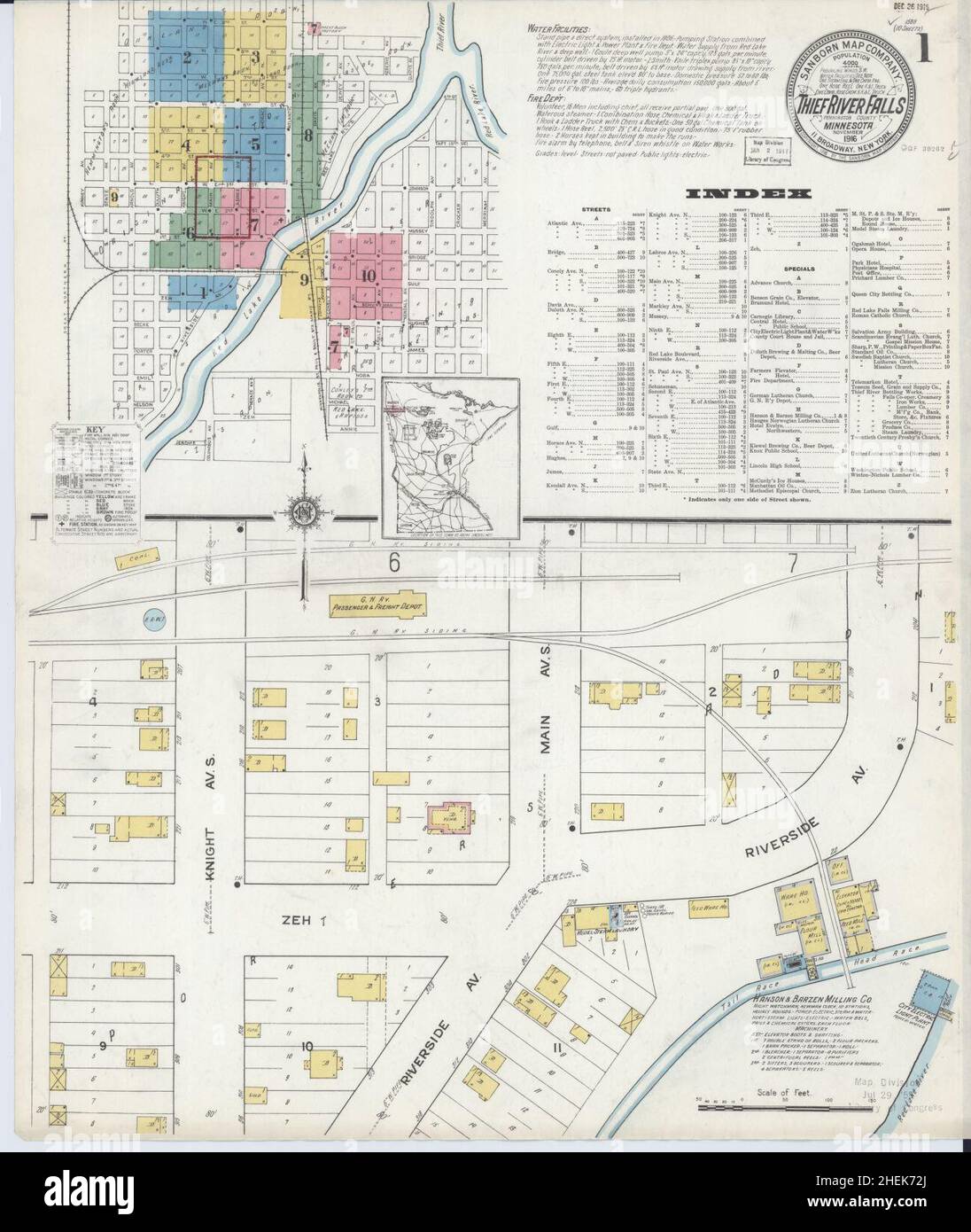 Map of river falls minnesota hi-res stock photography and images - Alamy