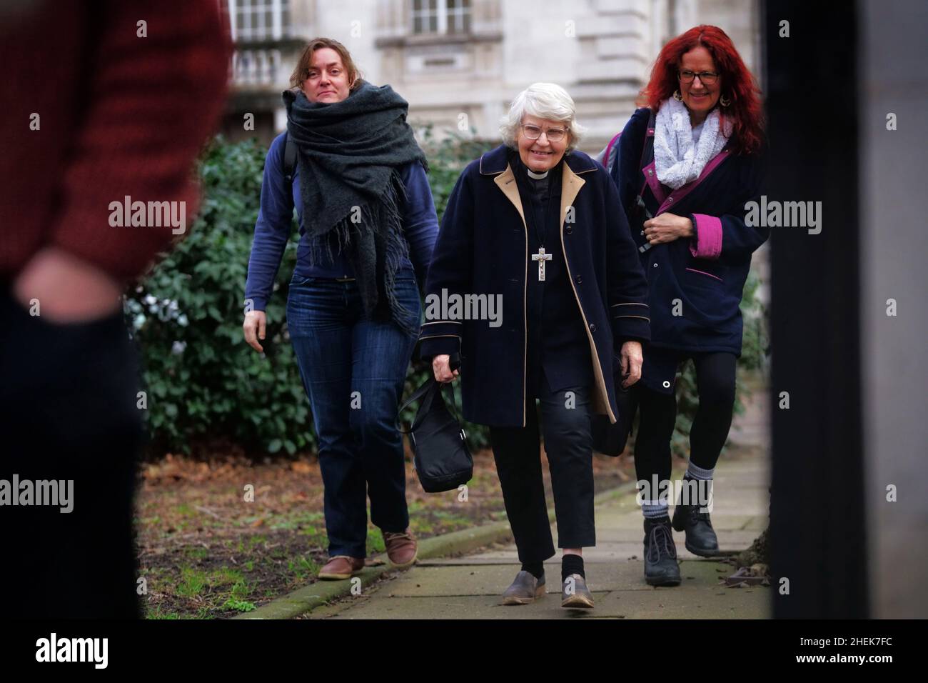 File photo dated 10/01/22 of Extinction Rebellion activist (centre ...
