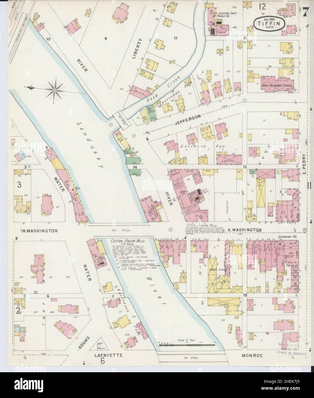 Seneca county map hi-res stock photography and images - Alamy