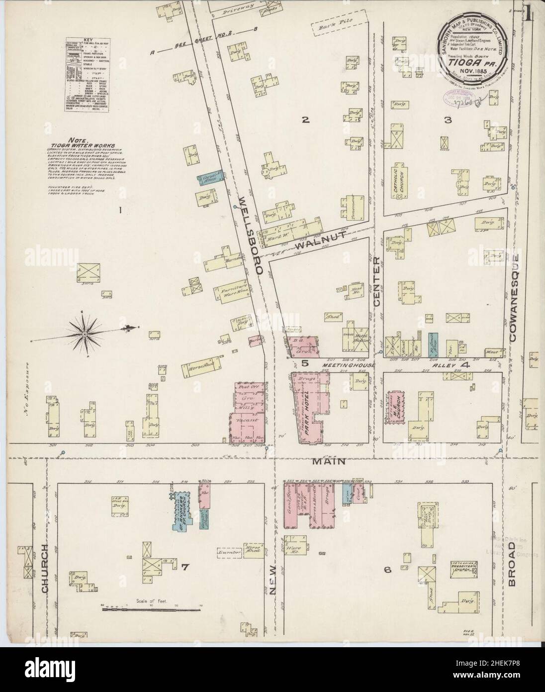 Map of tioga hi-res stock photography and images - Alamy