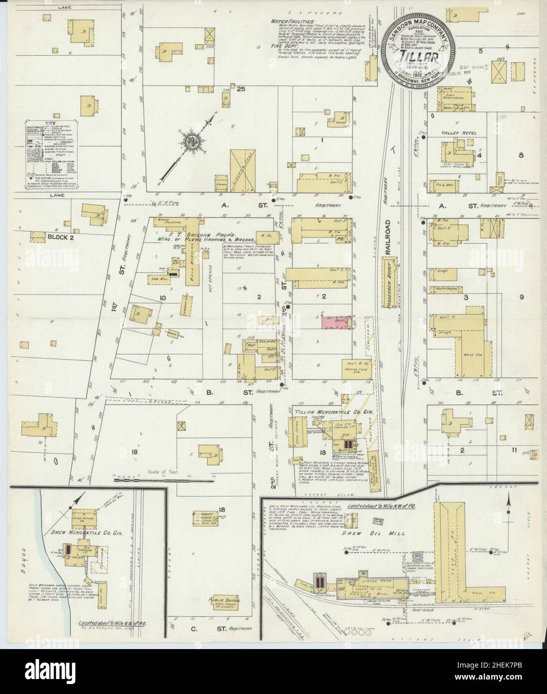 Drew county map hi-res stock photography and images - Alamy