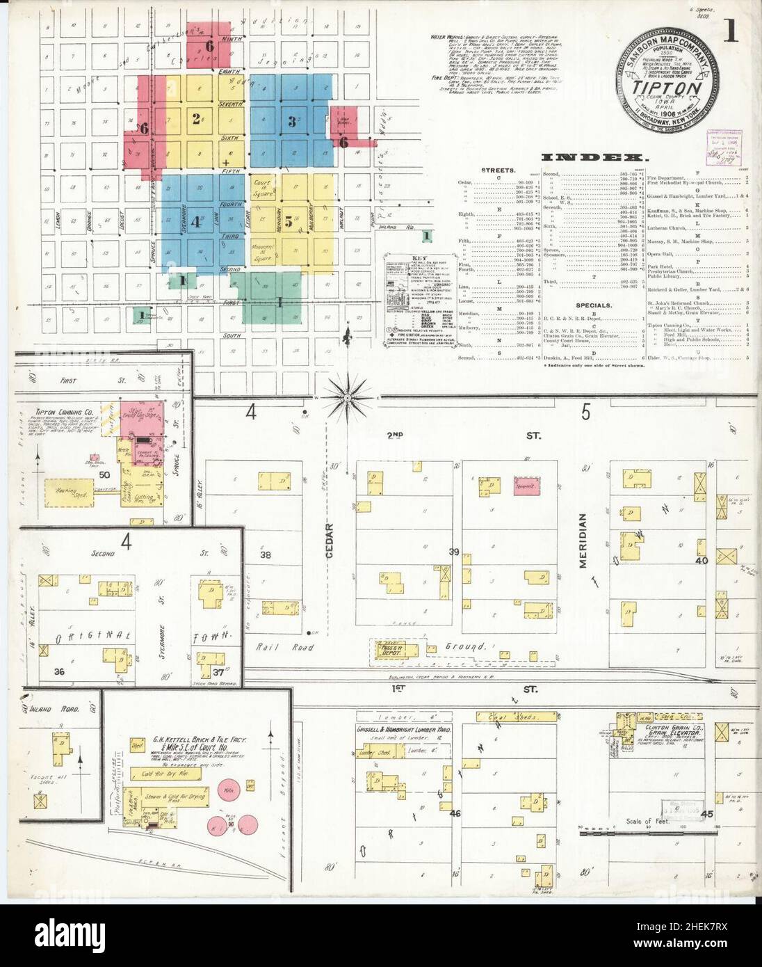 Tipton county map hi-res stock photography and images - Alamy