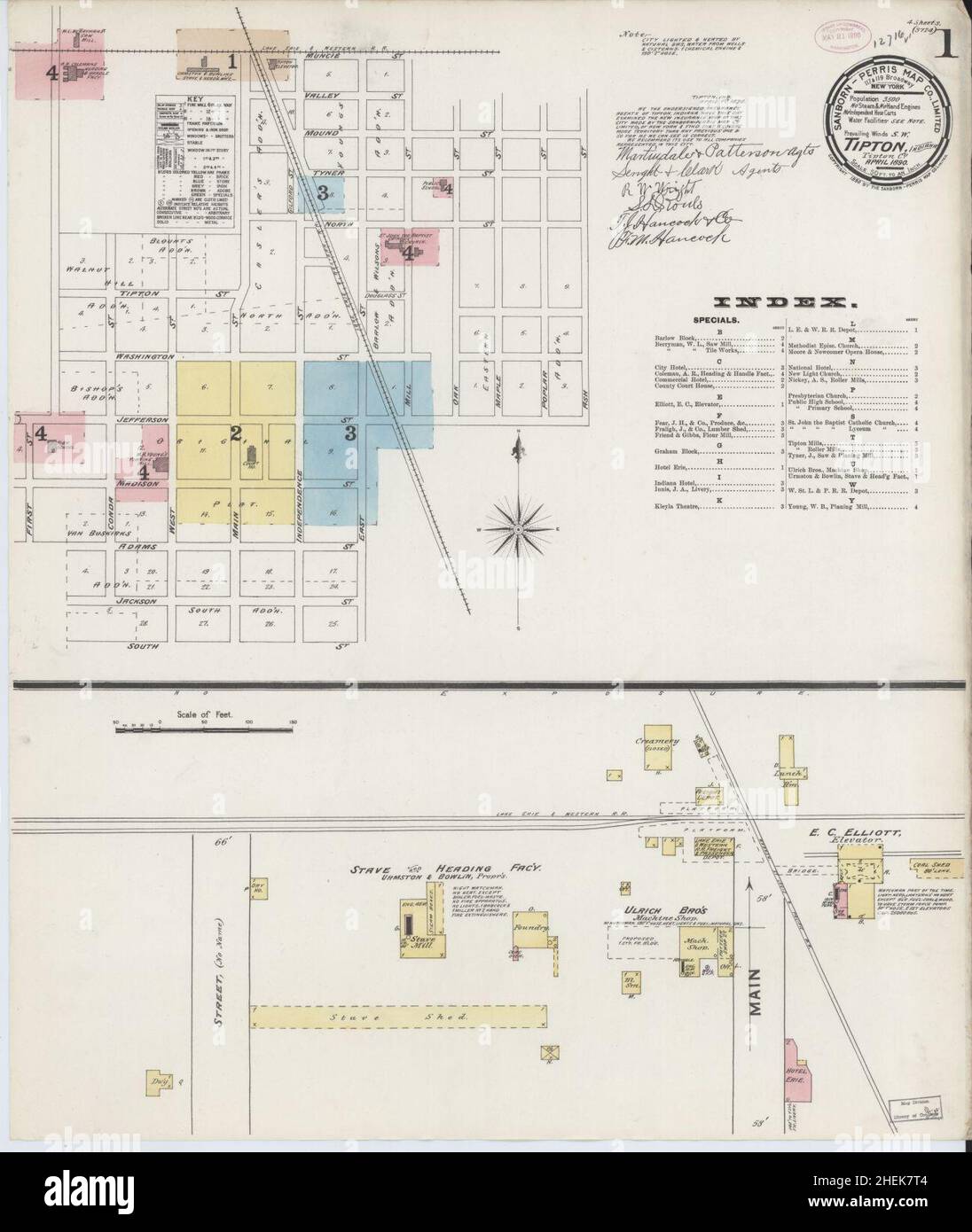 Tipton county map hi-res stock photography and images - Alamy