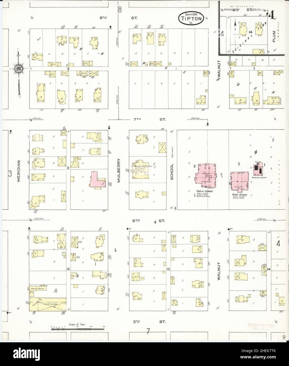 Tipton county map hi-res stock photography and images - Alamy