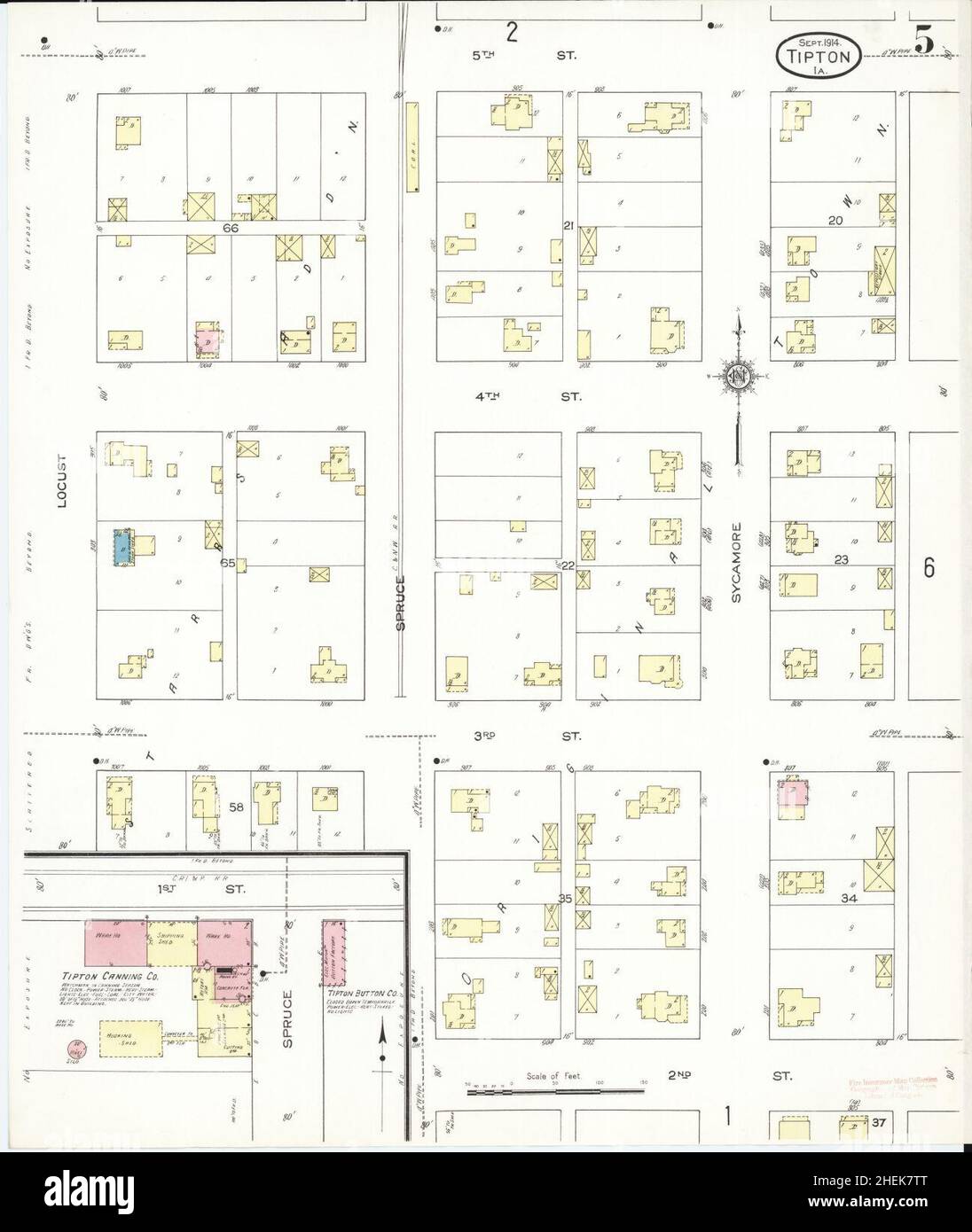 Tipton county map hi-res stock photography and images - Alamy