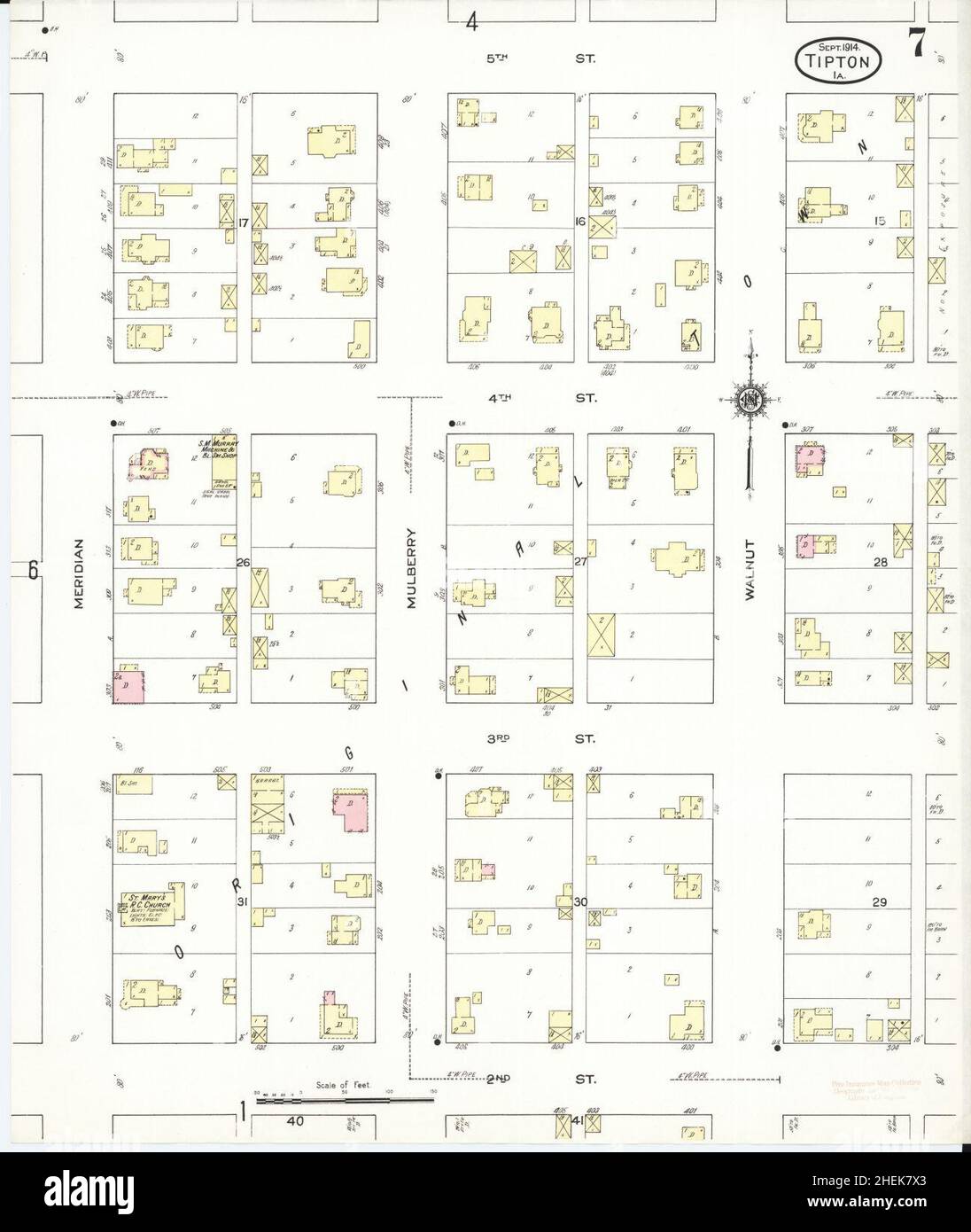 Tipton county map hi-res stock photography and images - Alamy