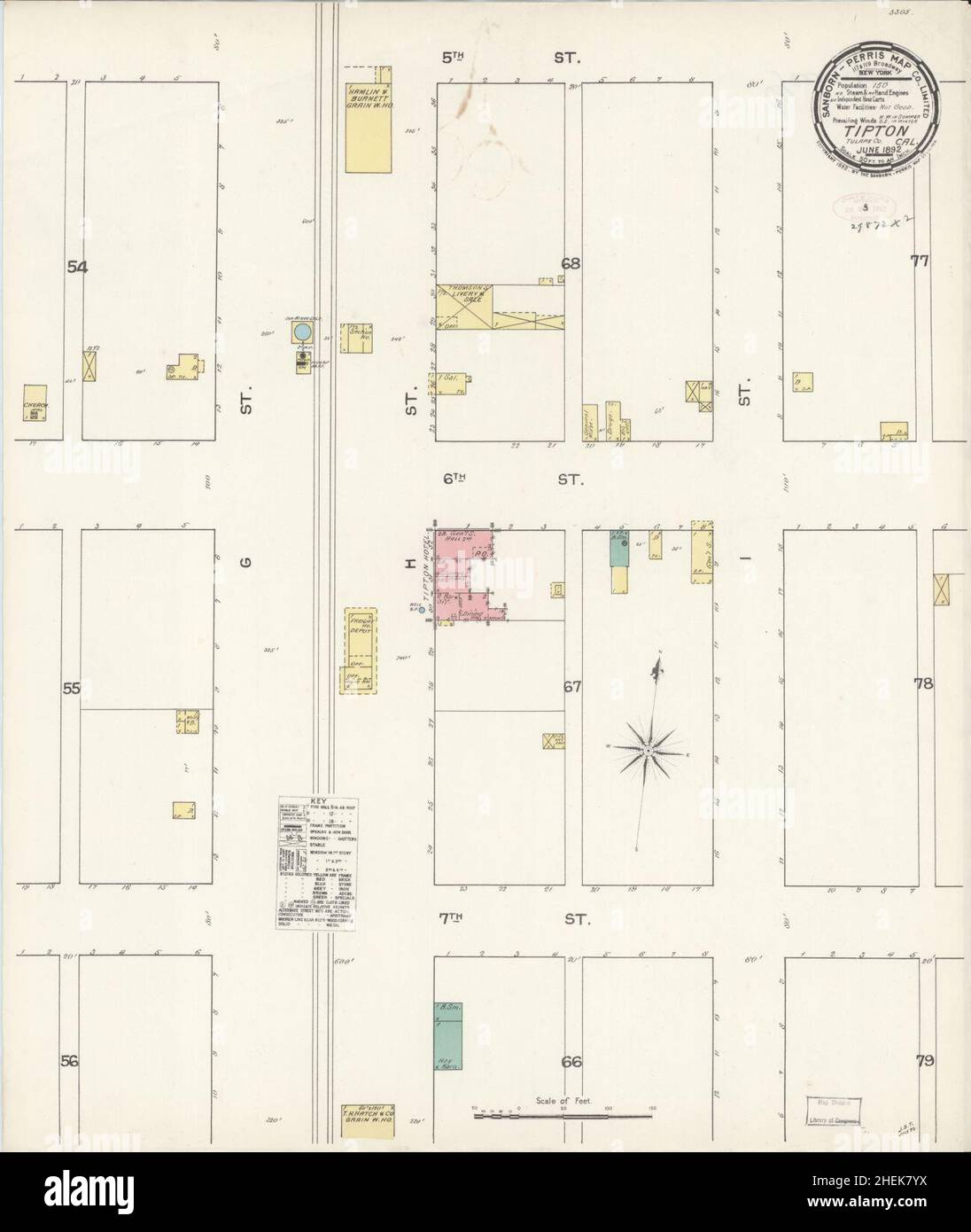 Tipton county map hi-res stock photography and images - Alamy