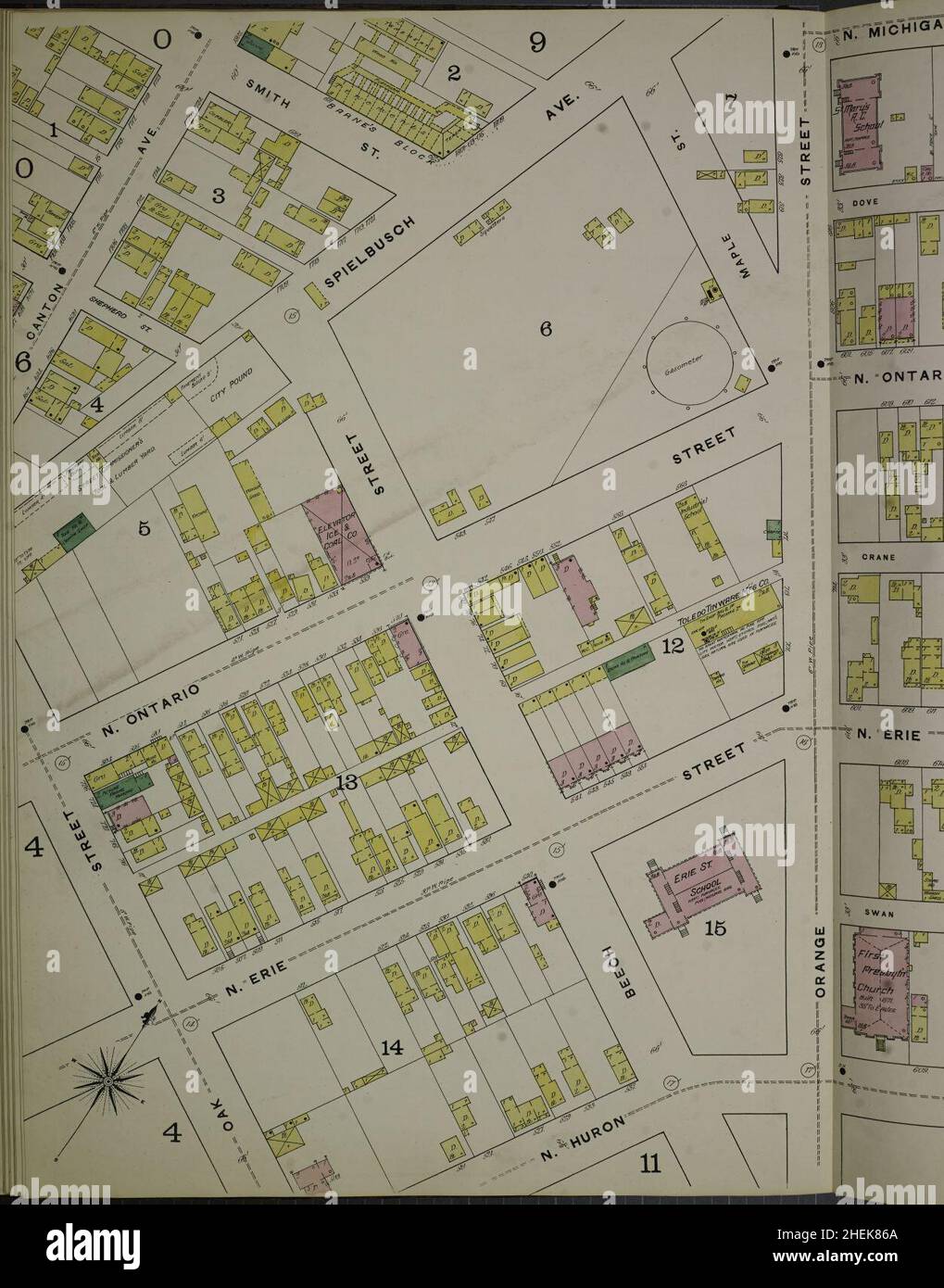Lucas county map hi-res stock photography and images - Alamy