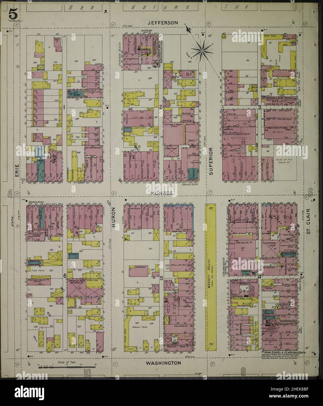 Lucas county map hi-res stock photography and images - Alamy